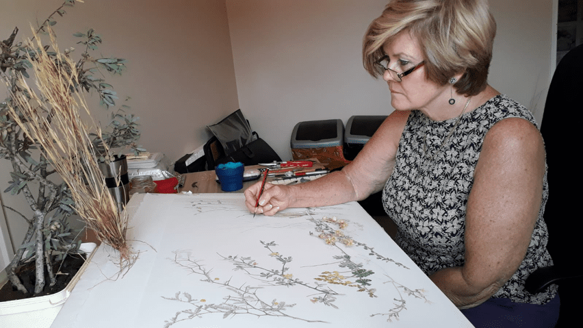 Gill Condy │ Artist in Residence │ Tswalu Kalahari Reserve