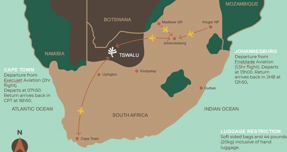 Contact Tswalu Kalahari Details | Connect and Enquire | Tswalu Kalahari